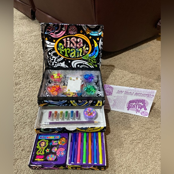 Lisa Frank | Office | Vtg Lisa Frank Filled Storage Jewelry Box Drawers ...